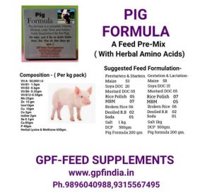 Pig Formula